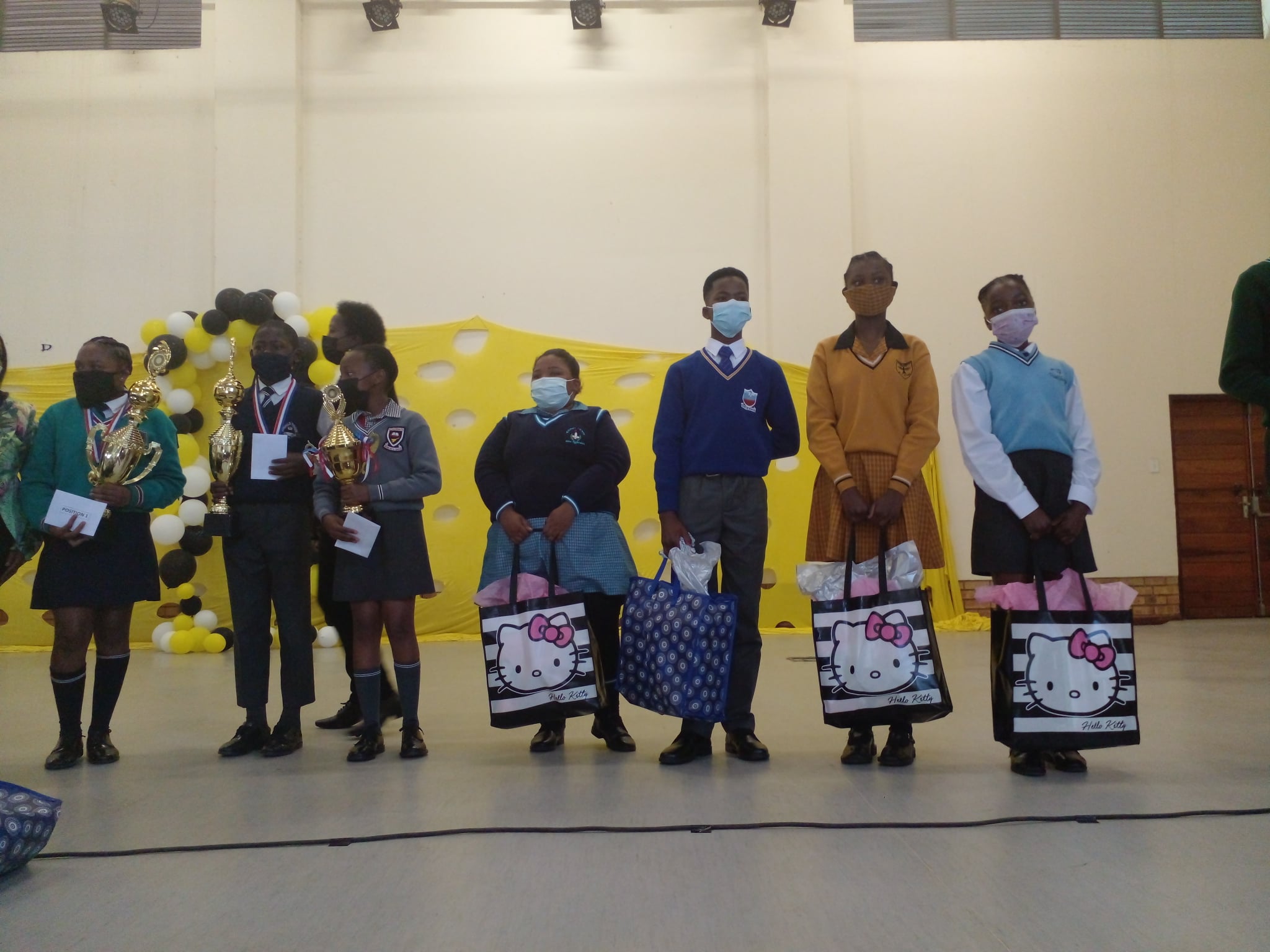 Remarkable students were honoured at Menzi primary school