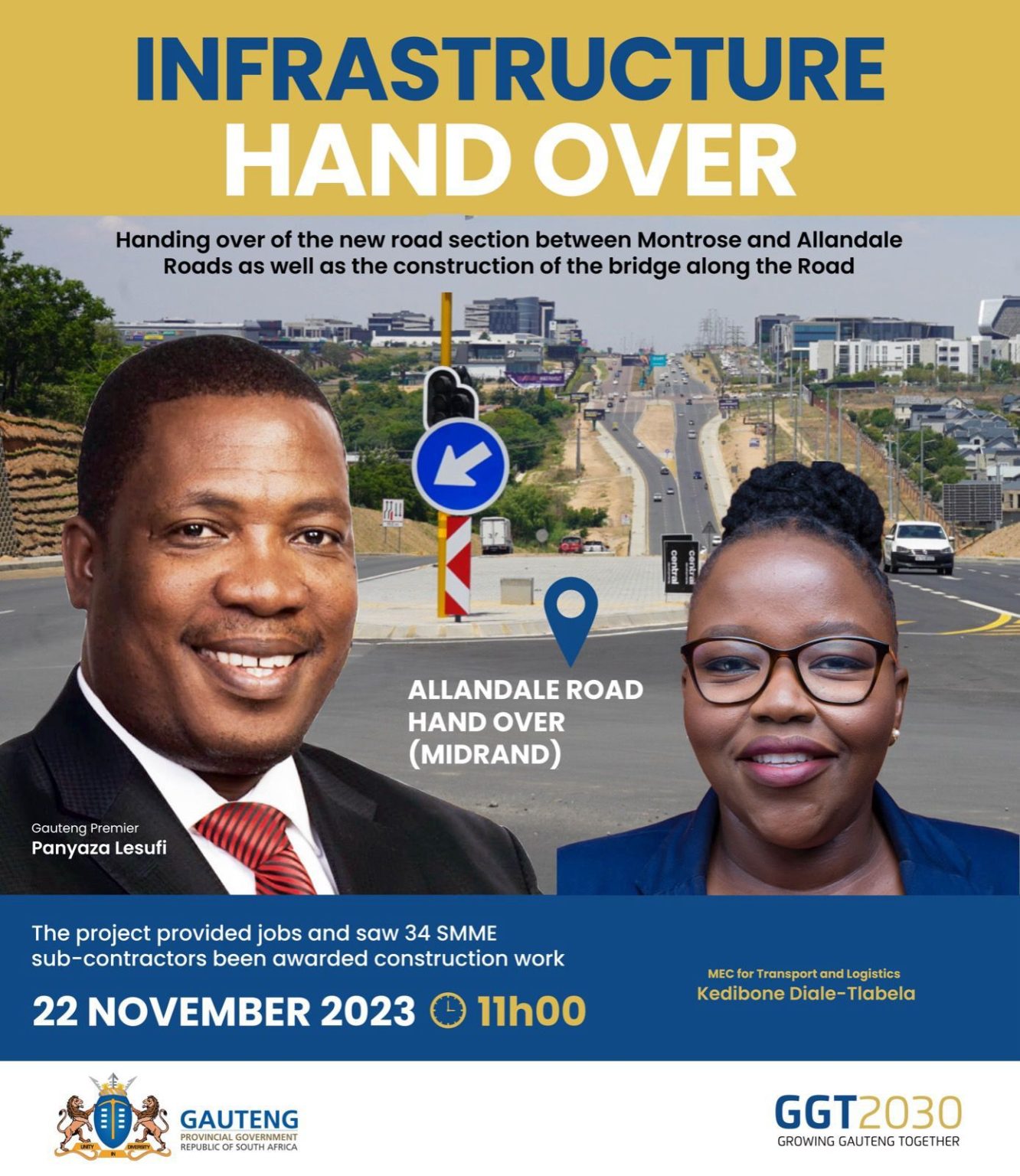 Gauteng to officially open the upgraded K73 Allandale Road - Ekurhuleni ...